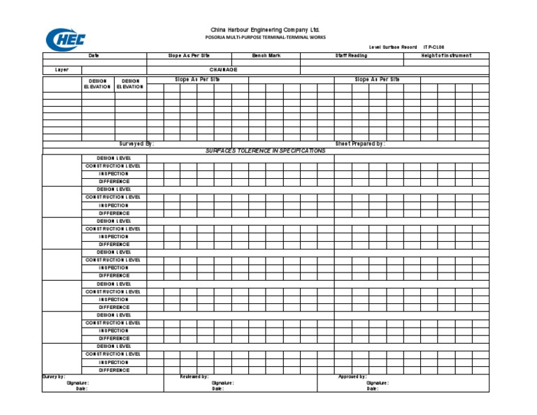 Checklist ITP-CL06 | PDF | Earth Sciences