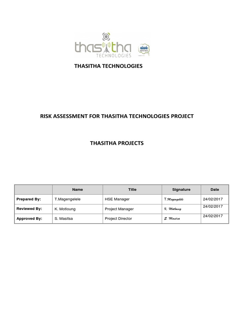 Electric Risk Assessment | PDF | Risk | Occupational Safety And Health