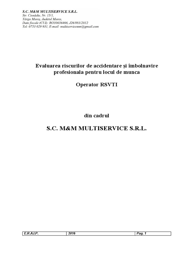 03operator RSVTI | PDF