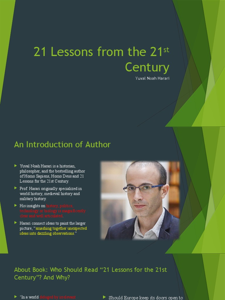 21 Lessons From The 21st Century | PDF | Artificial Intelligence ...