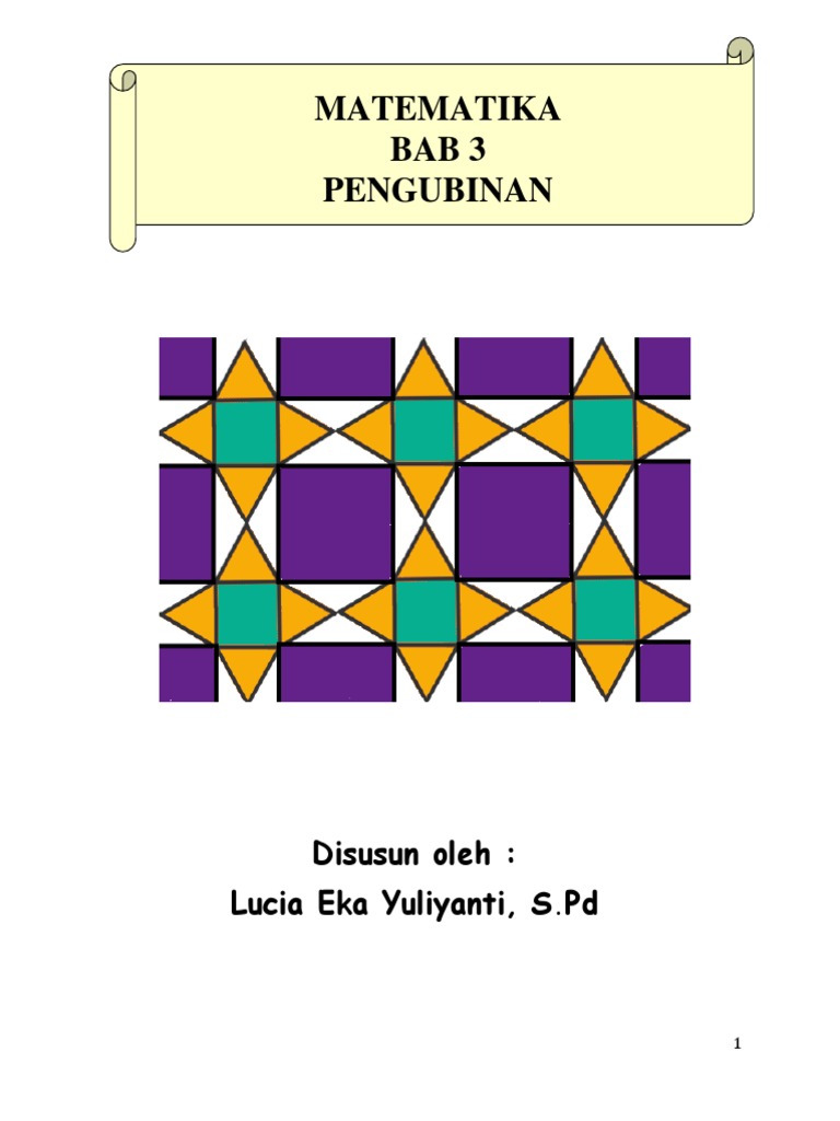 Pola Pengubinan Bangun Datar untuk SD | PDF | Metode & Bahan Ajar ...