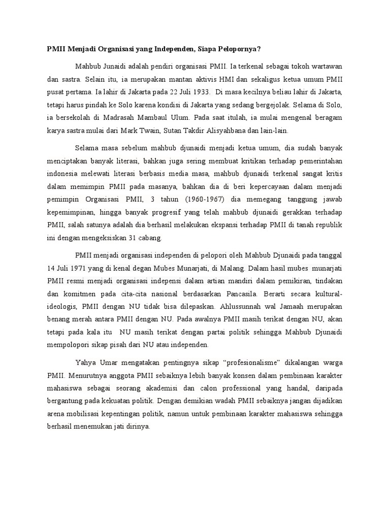 Mahbub Djunaidi | PDF | Politik