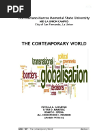 The Contemporary World Syllabus | PDF | Economic Globalization | World ...