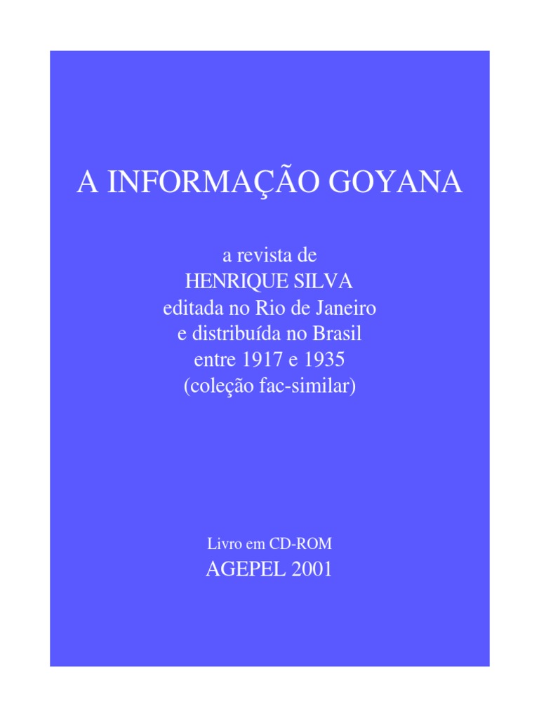 A Informação Goyana: História e Cultura | PDF | Turismo