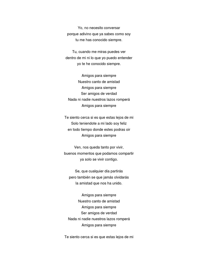 Amigos para Siempre | PDF | Verdad