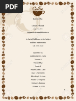 Coffee Shop Project Proposal | PDF | Coffee | Cost