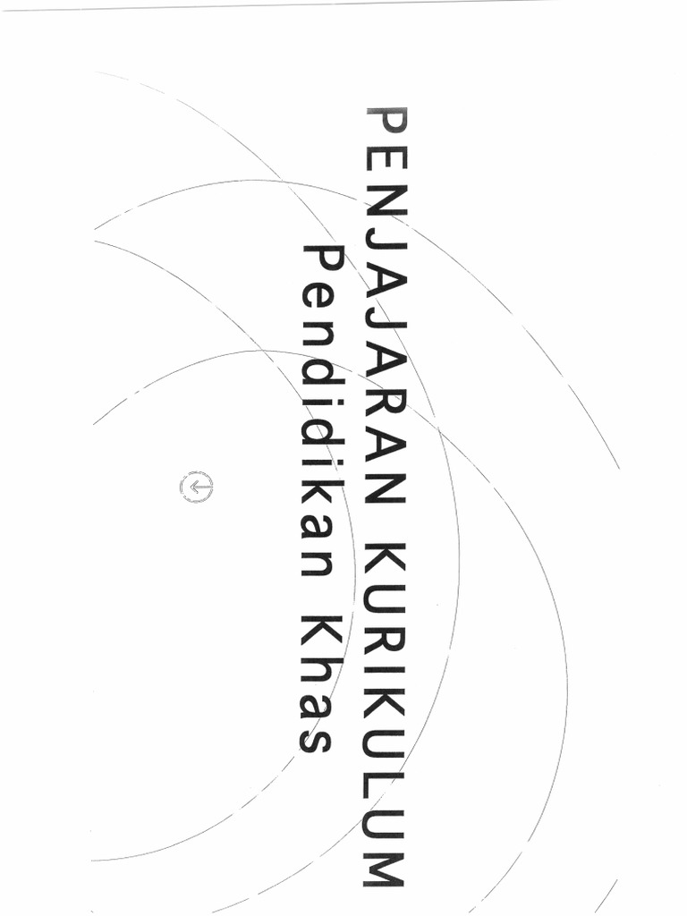 Penjajaran Kurikulum Pendidikan Khas | PDF