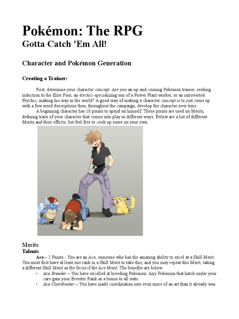 Pokemon RPG | PDF | Nintendo Franchises | Artificial Mythology