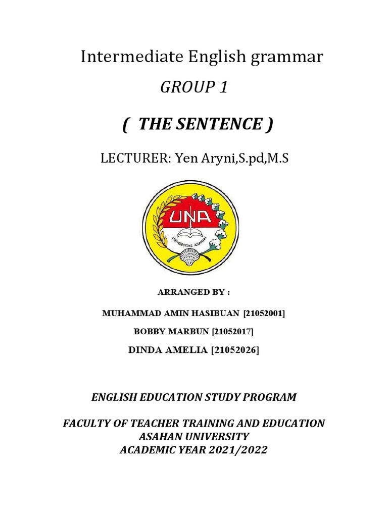 Basic English Grammar (1) - 1 | PDF | Verb | Subject (Grammar)