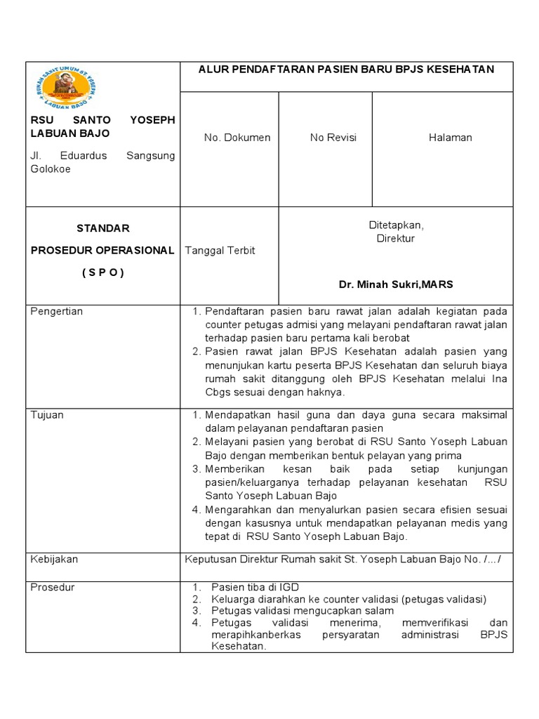 Sop BPJS Igd | PDF