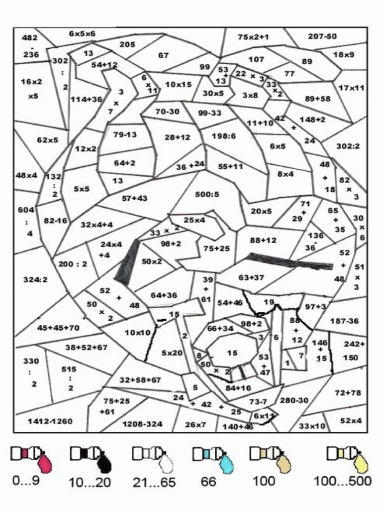 Operazioni Da Colorare | PDF