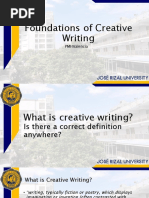 Creative Writing Melcs | PDF | Poetry | Learning