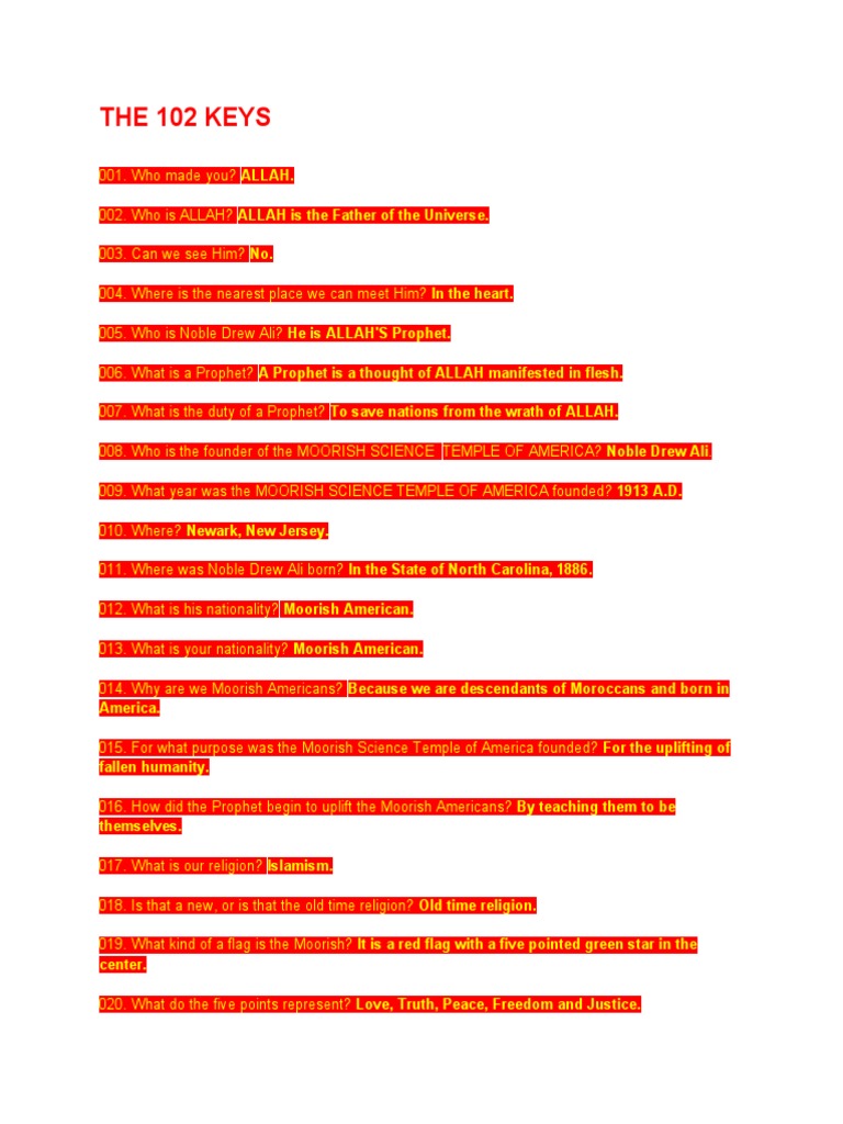 The 102 Keys | Download Free PDF | Ruth (Biblical Figure) | Jesus