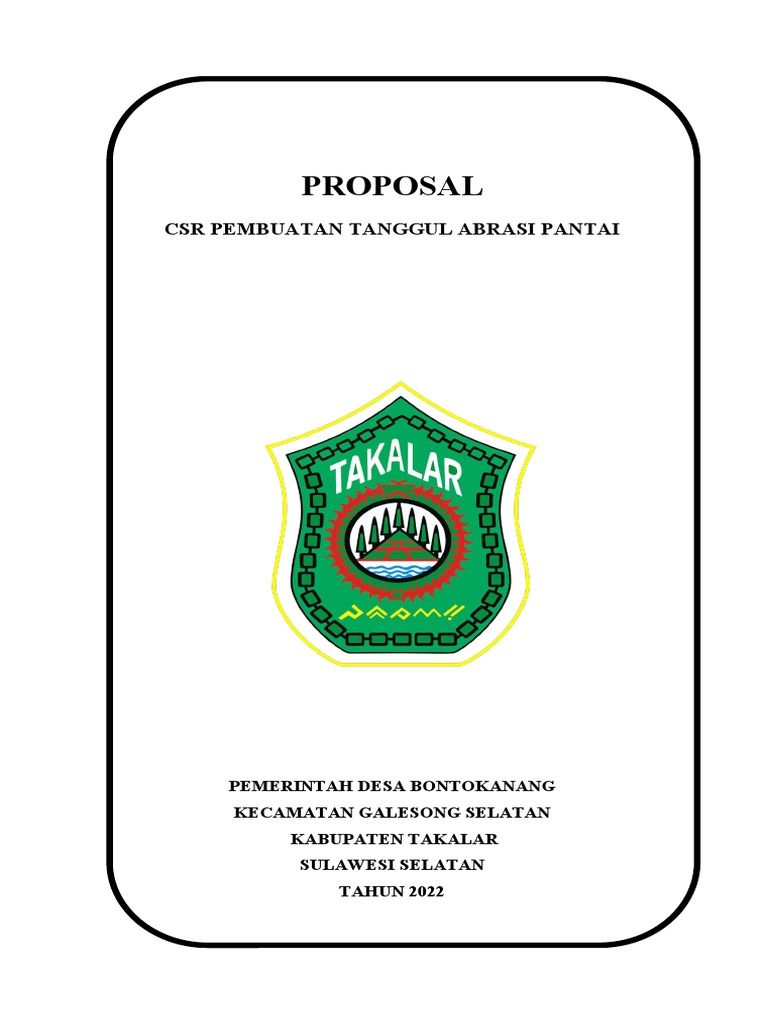 Proposal CSR Pelindo | PDF