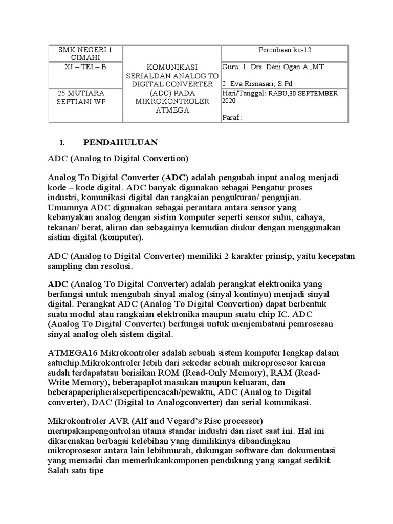 25 - Mutiaraswp - Xi Teib - Lap12 | PDF