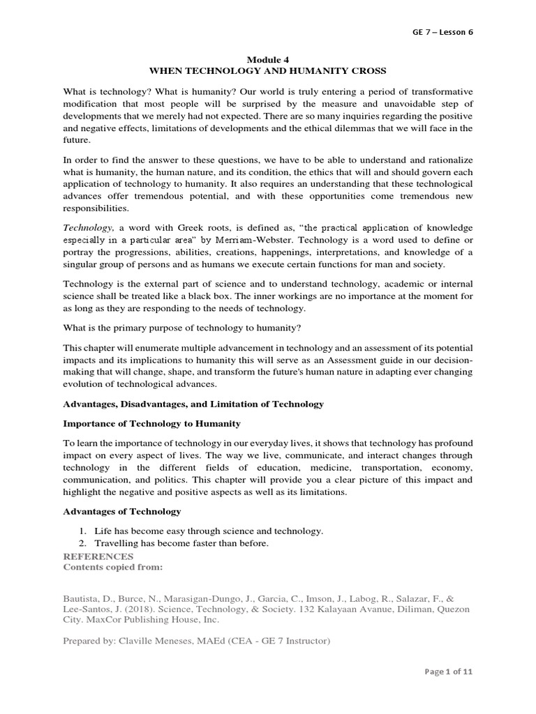 GE 7 Module 5 | Download Free PDF | Human | Innovation