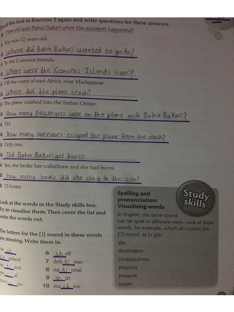 English Homework Workbook | PDF