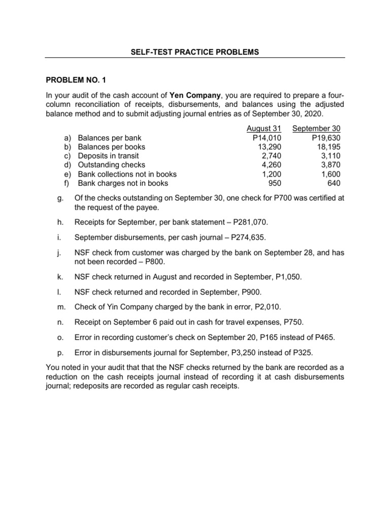 Analysis of Petty Cash Fund and Undeposited Collections for Rupee ...