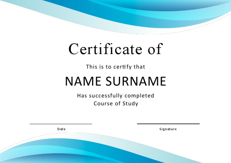 Certificate Completion2 | PDF