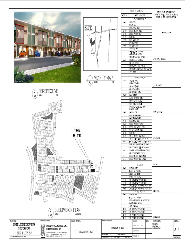 PLANS - Architectural-Structural-Plumbing-Electrical | PDF | Engineering