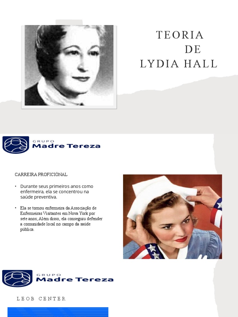 Teoria de Lydia Hall na Enfermagem | PDF | Autoajuda | Bem-estar