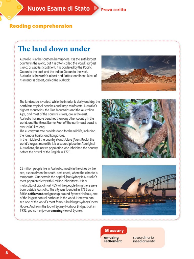 The Land Down Under | PDF | Australia | Geography