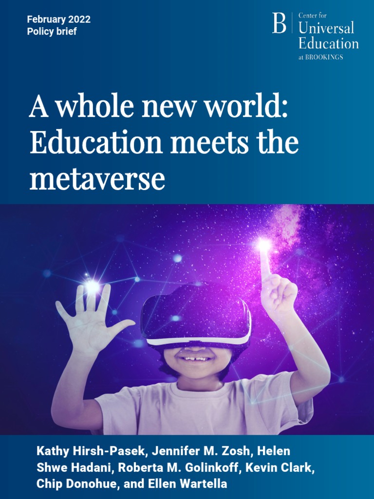 Education Meets The Metaverse | PDF | Learning | Critical Thinking