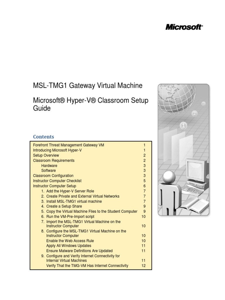 MSL-TMG1 SetupGuide | PDF
