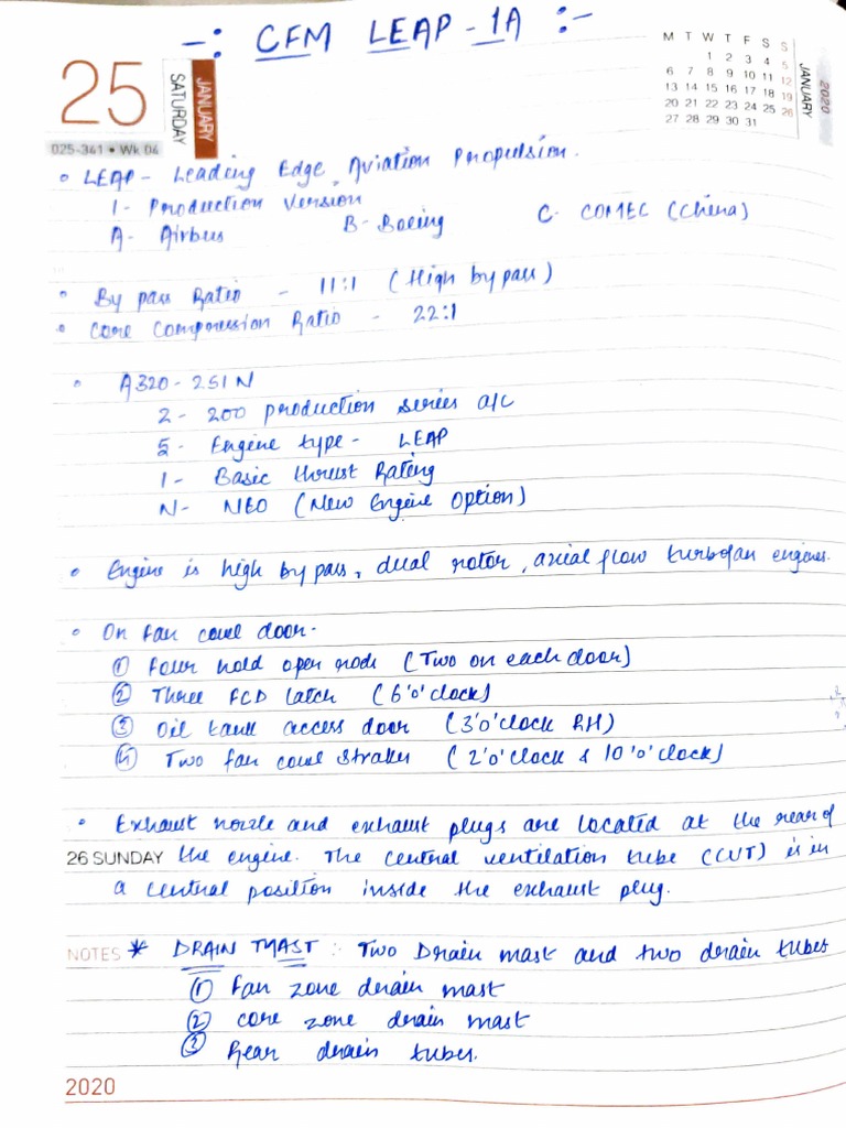 Arun CFM Leap Notes | PDF