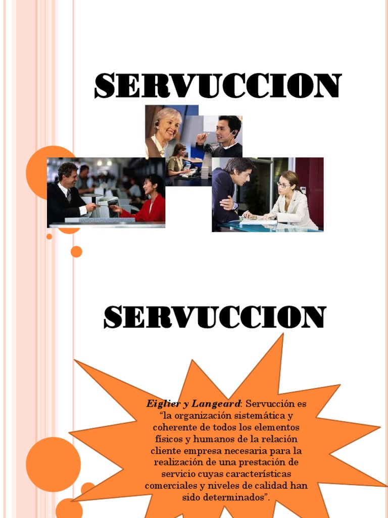 SERVUCCION Eiglier y Langeard | PDF | Calidad (comercial) | Comunicación