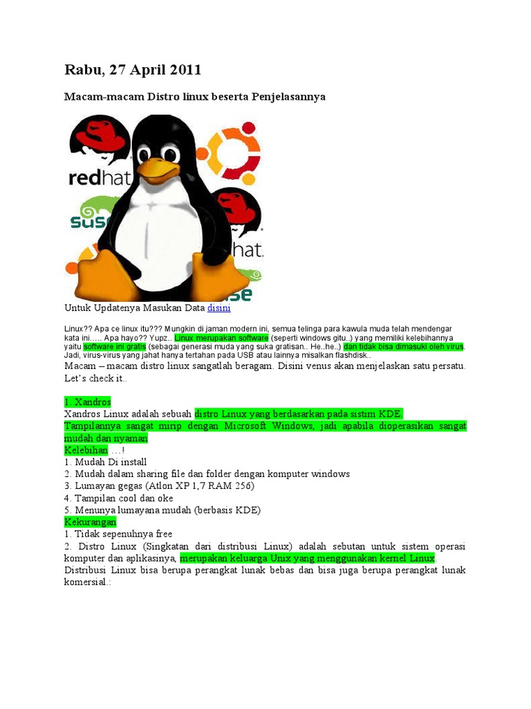 Materi Linux | PDF | Komputer | Teknologi & Rekayasa