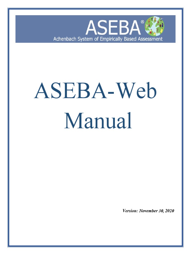 ASEBA Web Manual | PDF | Password | Icon (Computing)