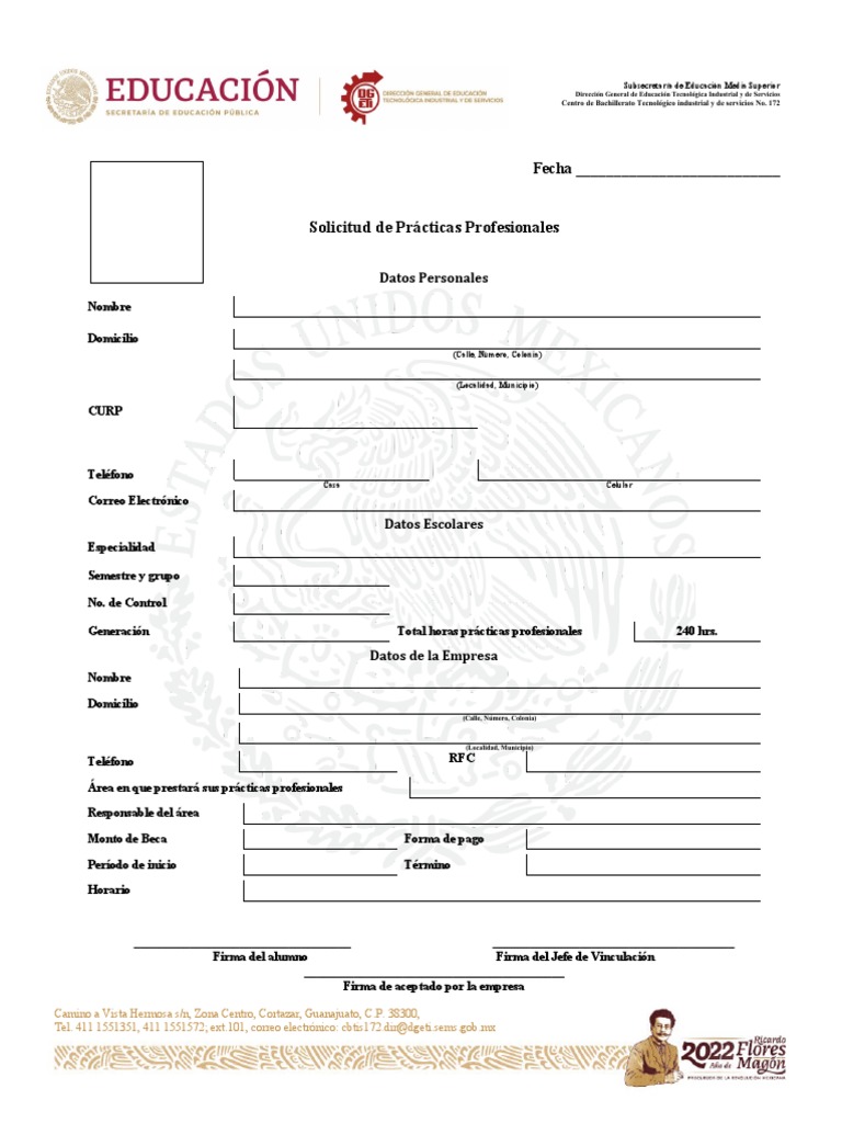 Formatos de Practicas | PDF