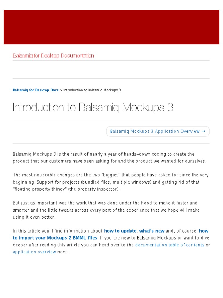 Balsamiq Mockups 3 For Desktop Documentation | PDF | Icon (Computing ...