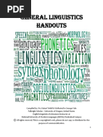 Syllabus For Introduction To Linguistics FINAL | PDF | Phonology | Phoneme