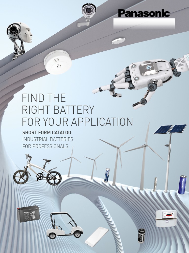 Panasonic Batteries Short Form Catalog 2018 For Professionals ...