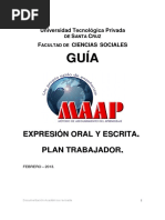 Contenido Programatico Comunicacion Oral 2020 | PDF | Comunicación | Prueba (evaluación)