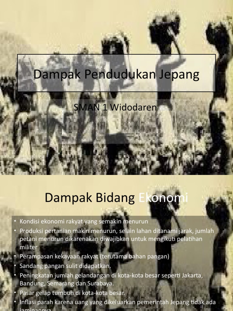 Dampak Pendudukan Jepang | PDF | Politik