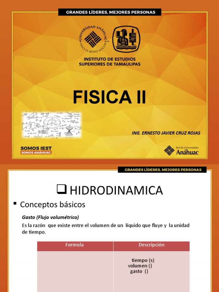 Gasto y Flujo Masico | PDF | Dinámica de fluidos | Líquidos