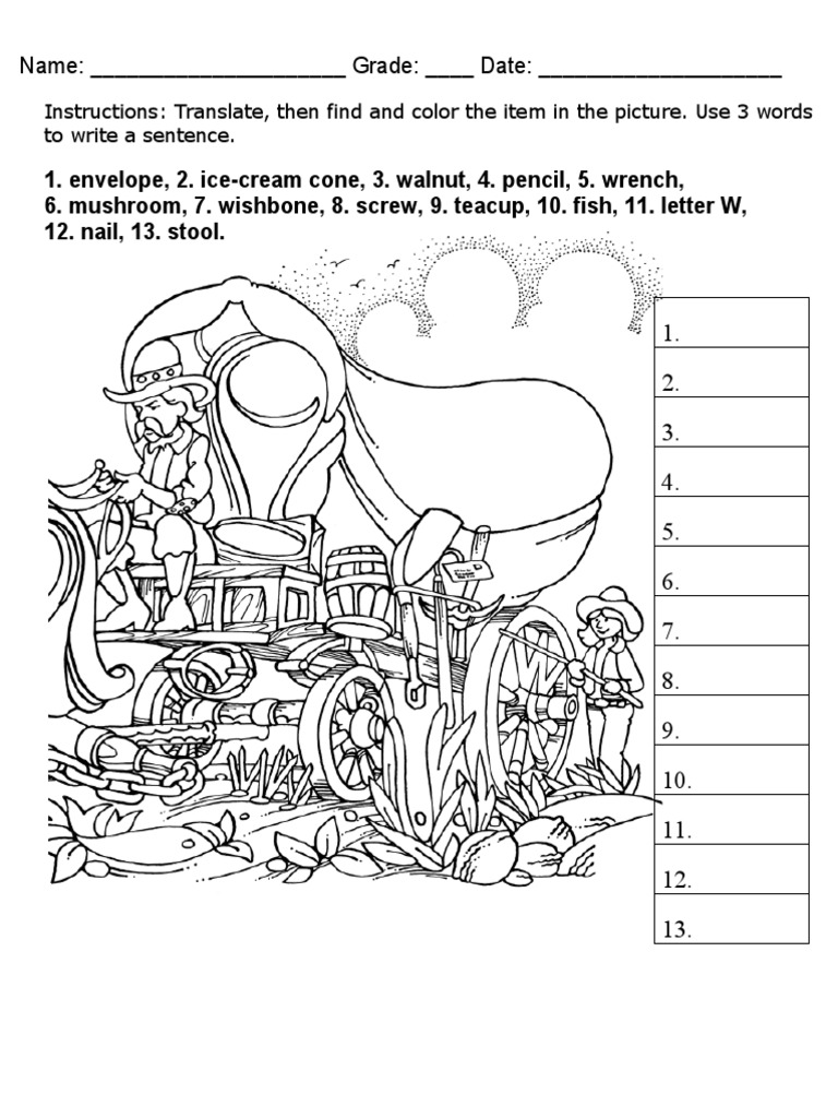 Hidden Picture Cowboy | PDF
