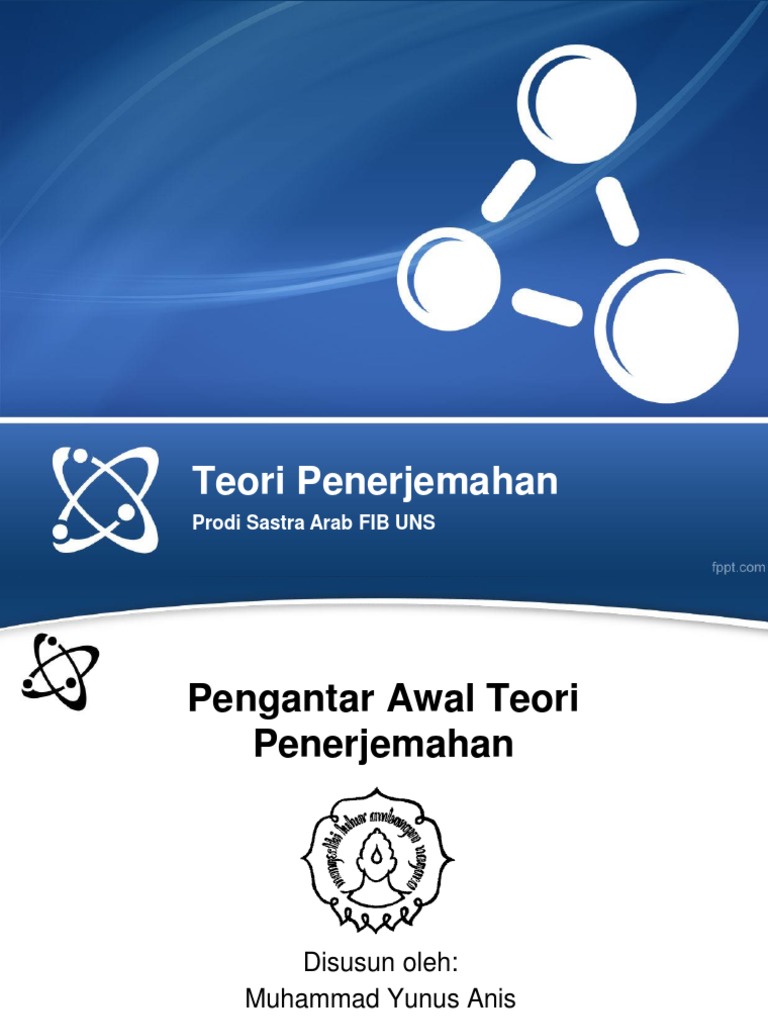 Pengantar Awal Teori Penerjemahan | PDF | Seni & Disiplin Bahasa | Sains & Matematika
