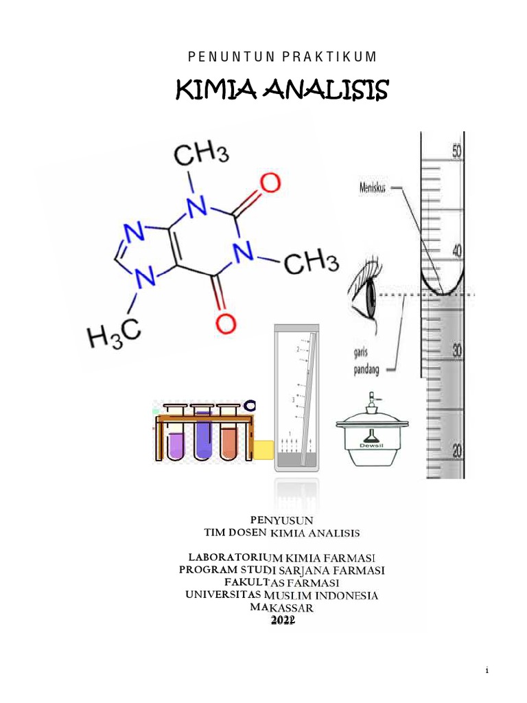 Penuntun Praktikum Kimia Analisis Farmasi 2022 | PDF