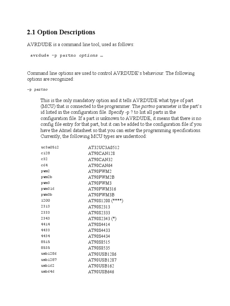 AVR-uploader-AVRDUDE Information | PDF | Flash Memory | Port (Computer Networking)