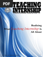 Teaching Internship Module | PDF | Teachers | Mentorship
