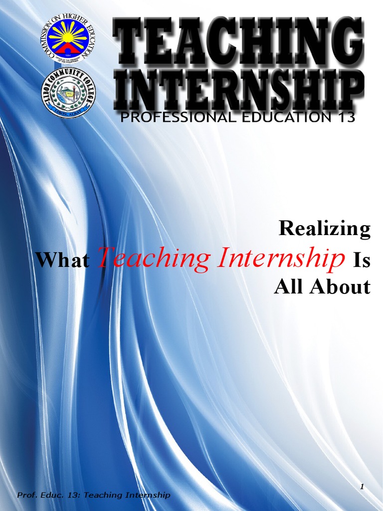 MODULE 1 (Teaching Interns) | PDF | Teachers | Bullying