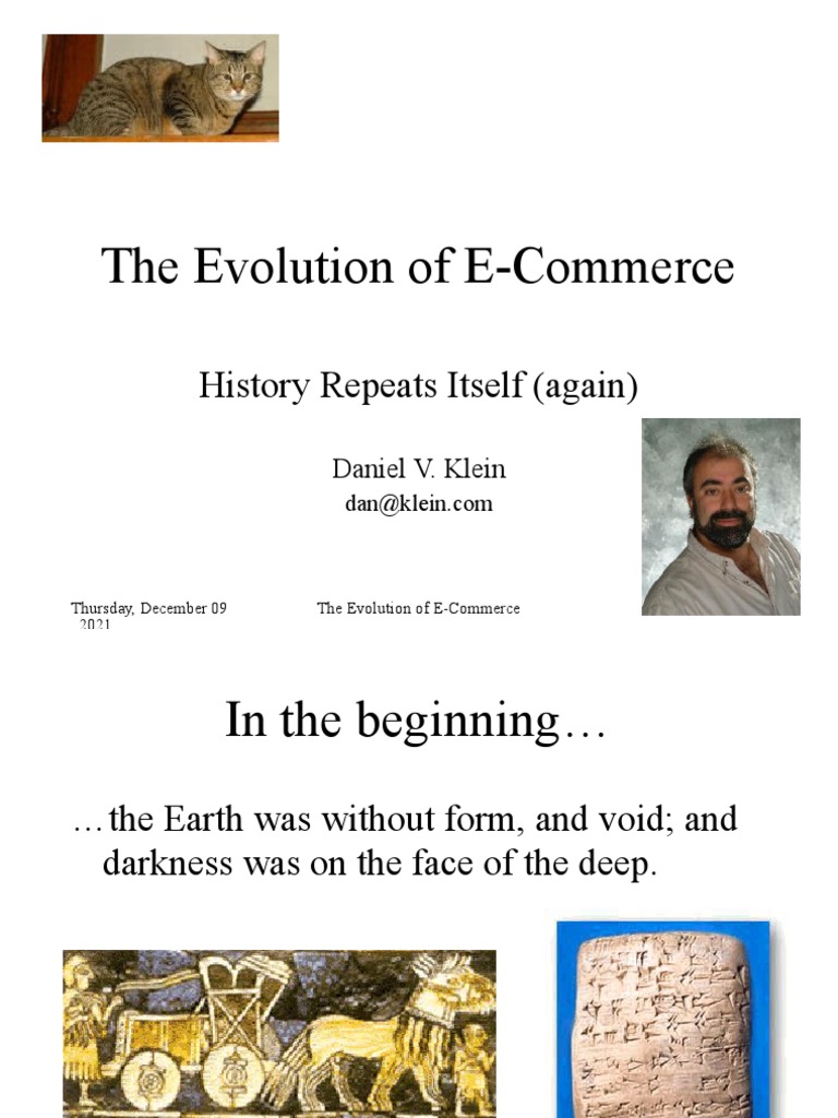 The Evolution of E-Commerce: History Repeats Itself (Again) | PDF ...