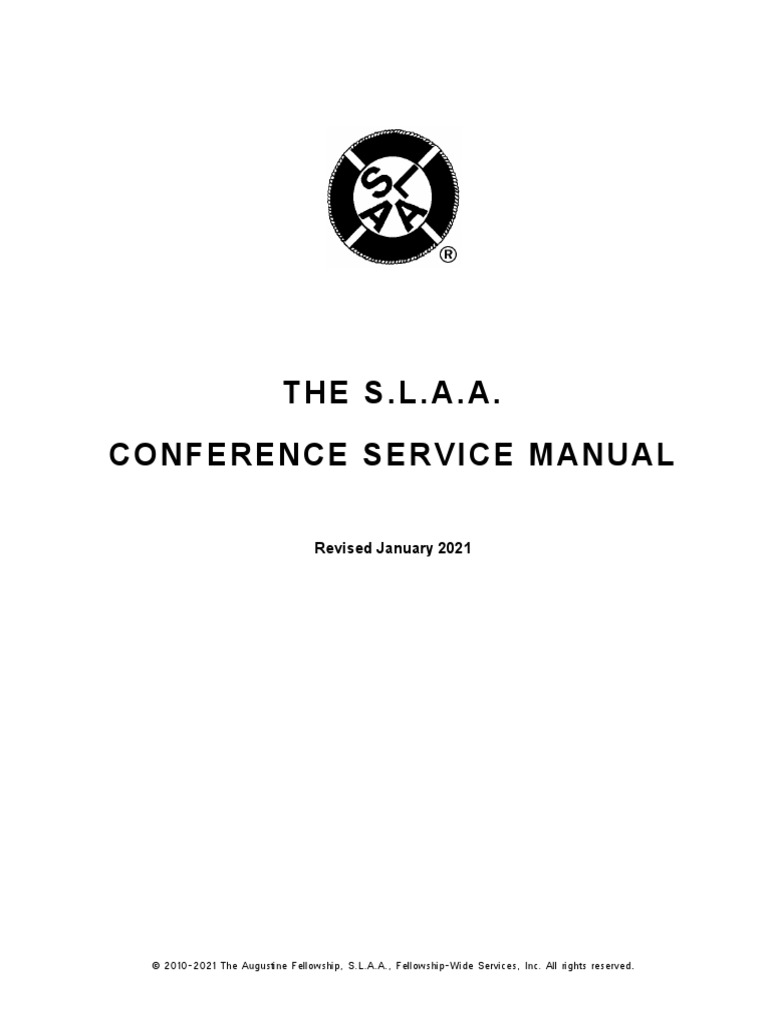 Conference Service Manual | PDF | Committee | Board Of Directors