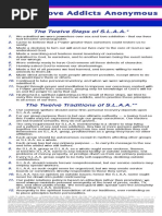 Newcomers Packet SLAA | PDF | Twelve Step Program | Alcoholics Anonymous