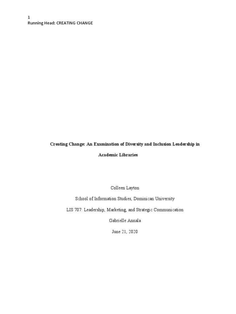 Layton Colleen Lis 707 Leadership Paper | PDF | Leadership | Mentorship