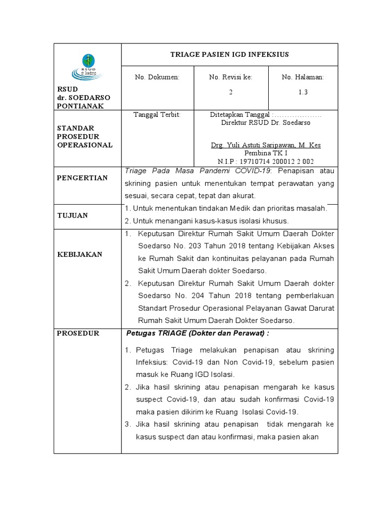 Spo Triage Word | PDF